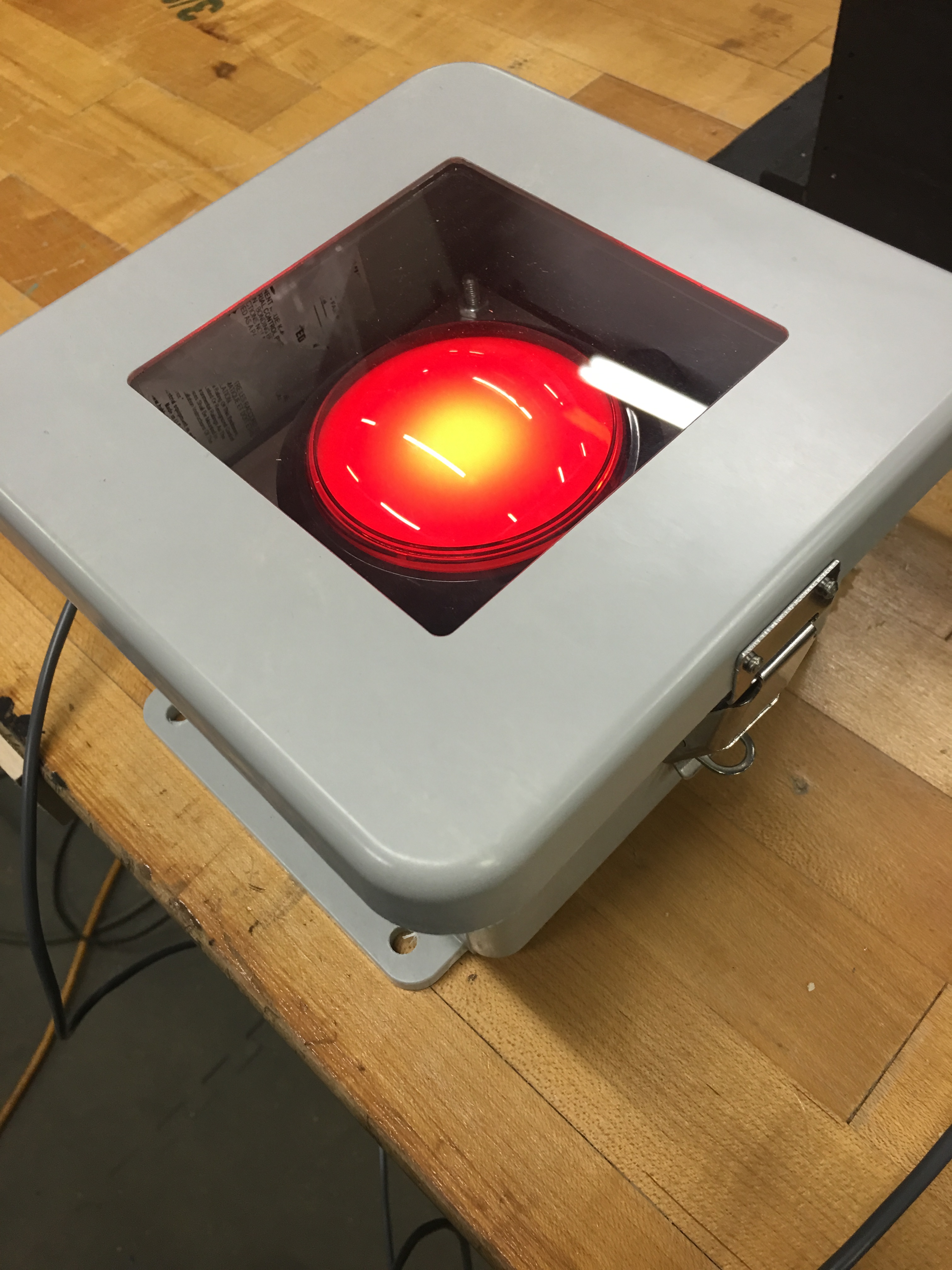 Locked Giant Red Button | Evilusions